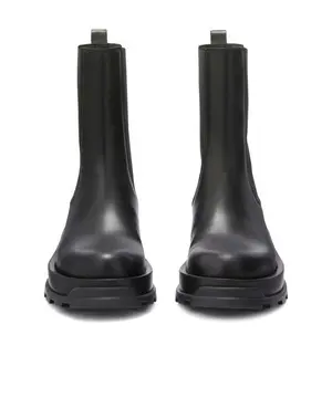 JIL SANDER Chelsea Boots With Vibram Soles - Black