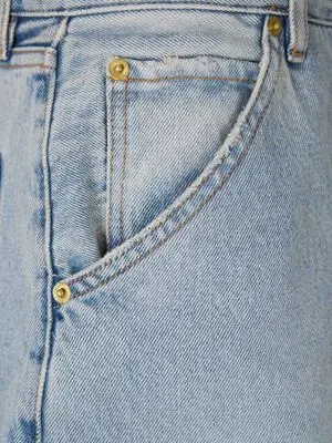 DARKPARK Barrel Cut Jeans With Hook-eye Buckles