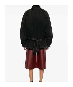 HAIKURE Zip-front Denim Jacket