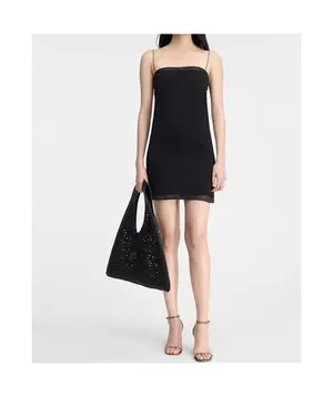 Jacquemus La Robe Elica Cutout Mini Dress - Black