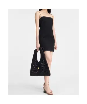 Jacquemus La Robe Elica Cutout Mini Dress - Black