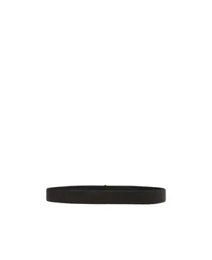 TOM FORD Logo Plaque Reversible Belt - Black