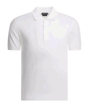 TOM FORD Short-sleeved Knitted Polo Shirt - No