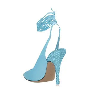 Attico The Venus Slingback Pumps - Blue