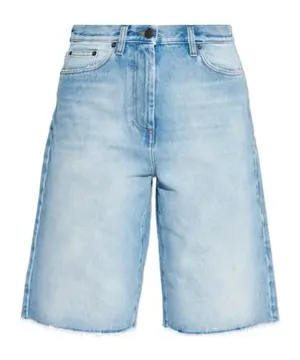Dries Van Noten Light Wash Denim Shorts