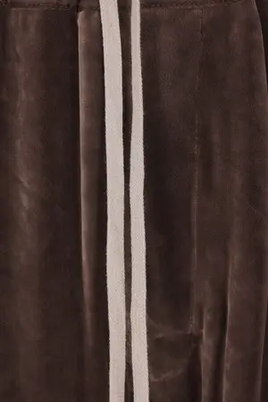 Rick Owens Drawstring Straight Leg Trousers - Black