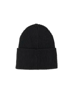 Sacai X Carhartt Logo Patch Knit Beanie - Black