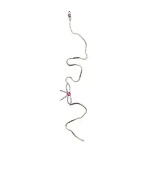 Dsquared2 Bow Crystal Long Earrings - Multicolor