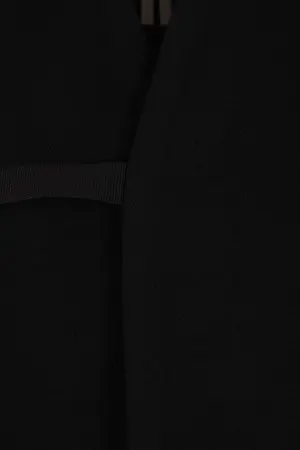 Rick Owens Sleeveless Long Coat - Black