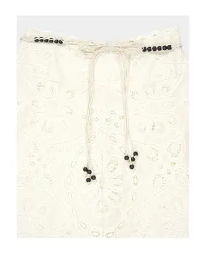 Zimmermann Rhiannon Embroidered Maxi Skirt