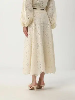 Zimmermann Rhiannon Embroidered Maxi Skirt