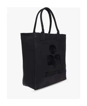 Isabel Marant Étoile Logo Print Tote - Black