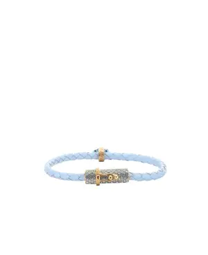 Versace Medusa Headdress Pendant Bracelet - Blue