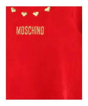 Moschino Embroidered Long Sleeve Dress