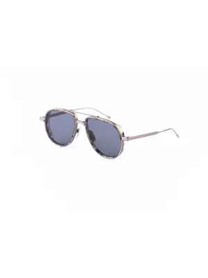 Thom Browne Aviator Sunglasses - Medium Gray