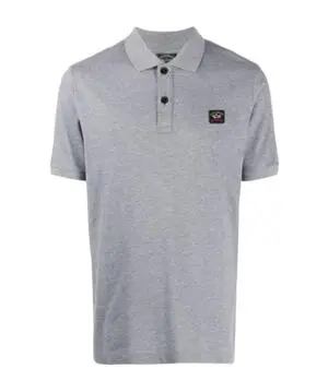PAUL  SHARK Logo Patch Polo Shirt