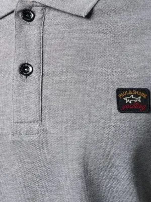 PAUL  SHARK Logo Patch Polo Shirt