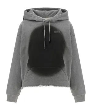 MAISON MARGIELA Spray Print Hoodie - Grey