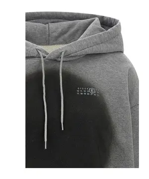 MAISON MARGIELA Spray Print Hoodie - Grey