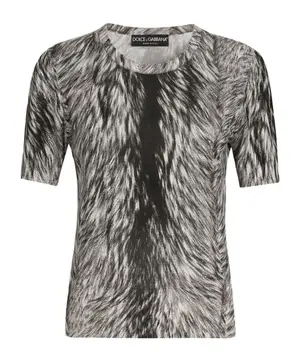 Dolce & Gabbana Textured T-shirts For Women