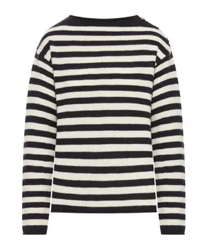 DIOR Dior Striped Knitwear With Button Detail