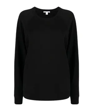 JAMES PERSE French Terry Crew Sweatshirt - Black