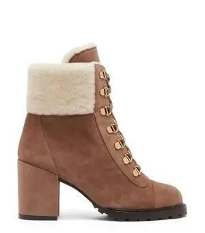 Women's Lace Up Block Heel Boots