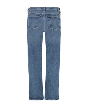 AGOLDE High Rise Straight-leg Cropped Jeans