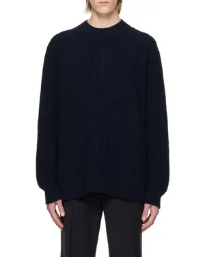 MAISON MARGIELA High-neck Long-sleeved Knitted Pullover