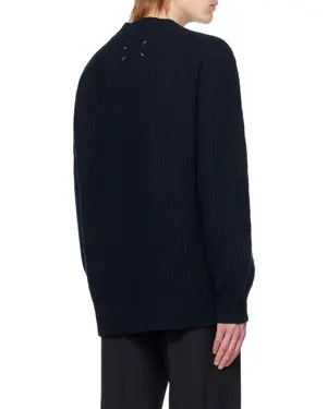 MAISON MARGIELA High-neck Long-sleeved Knitted Pullover