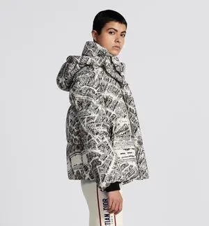 Dior Alps Hooded Down Jacket - Gray