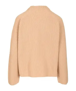 FORTE_FORTE Ribbed Jumper - Nude