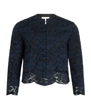 PATOU Lace Embellished Jacket - Black