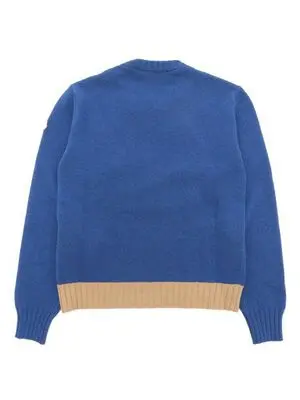 Moncler Logo Patch Crewneck Jumper