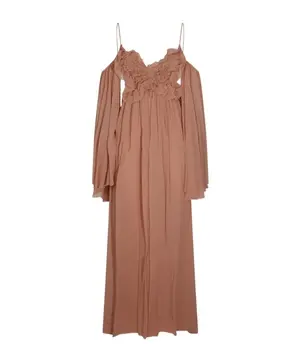 Blumarine One-shoulder Ruffled Dress