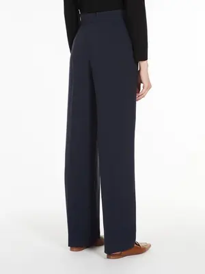 Max Mara Pleated Straight-leg Trousers - Black