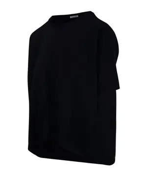 ROBERTO COLLINA Crewneck Short-sleeve T-shirt - Black
