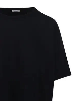 ROBERTO COLLINA Crewneck Short-sleeve T-shirt - Black