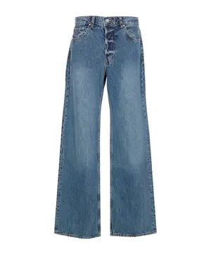 ANINE BING Hugh Wide-leg Jeans - Blue