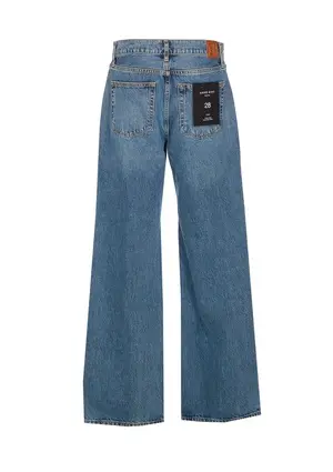 ANINE BING Hugh Wide-leg Jeans - Blue