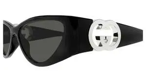 Gucci Cat-eye Frame Sunglasses - Black