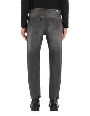 DONDUP Button-fastening Five-pocket Jeans - Black