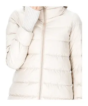 Herno Zip-fastening Padded Coat With Hood - White