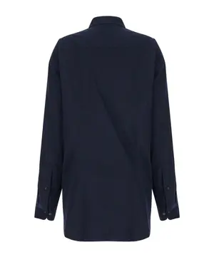 Dries Van Noten Embellished Oversized Shirt - Navy