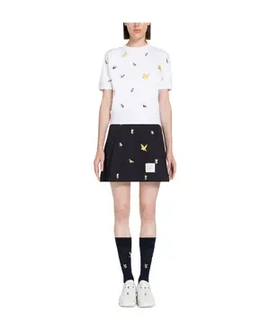 Thom Browne Embroidered T-shirt