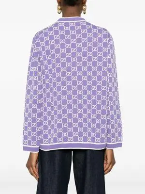 Gucci Gg Monogram Button-up Cardigan