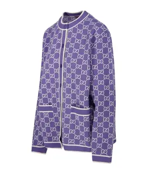 Gucci Gg Monogram Button-up Cardigan