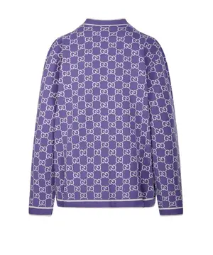 Gucci Gg Monogram Button-up Cardigan