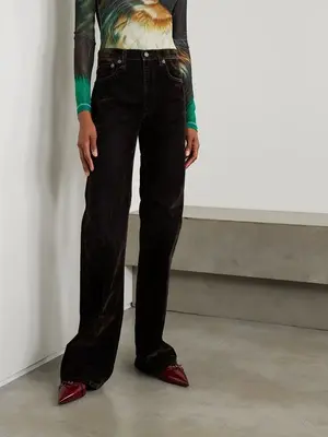 R13 High-rise Flared Jeans