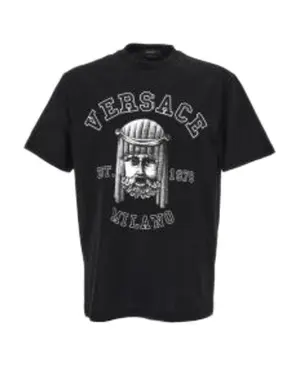 Versace Logo-print Detail T-shirt